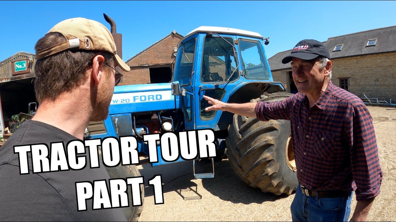 TRACTOR / MACHINERY TOUR WITH DAD, PART 1 - YouTube