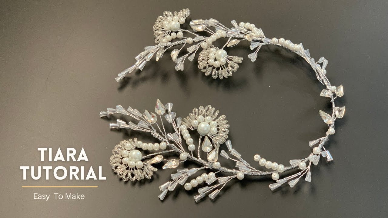 How To Make Bridal Tiara / Wedding Tiara / Crown Wedding / Jewelry ...