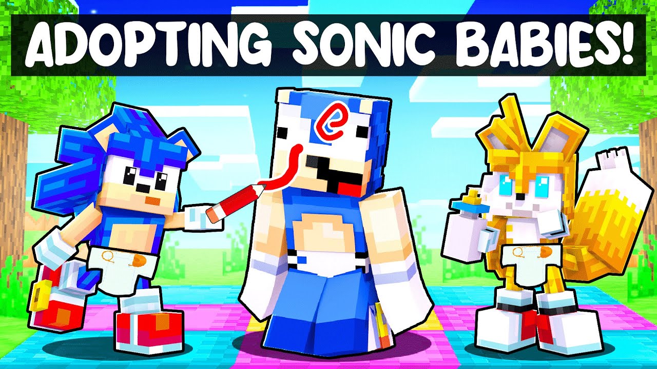 Adopting Sonic BABIES In Minecraft! | Sega Fun House | [7] - YouTube