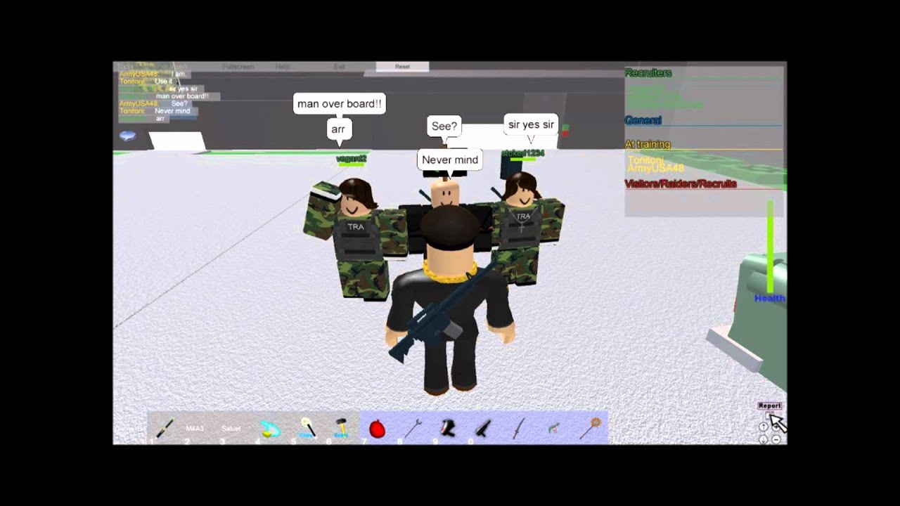 ROBLOX TRA recruitment video Army strong - YouTube