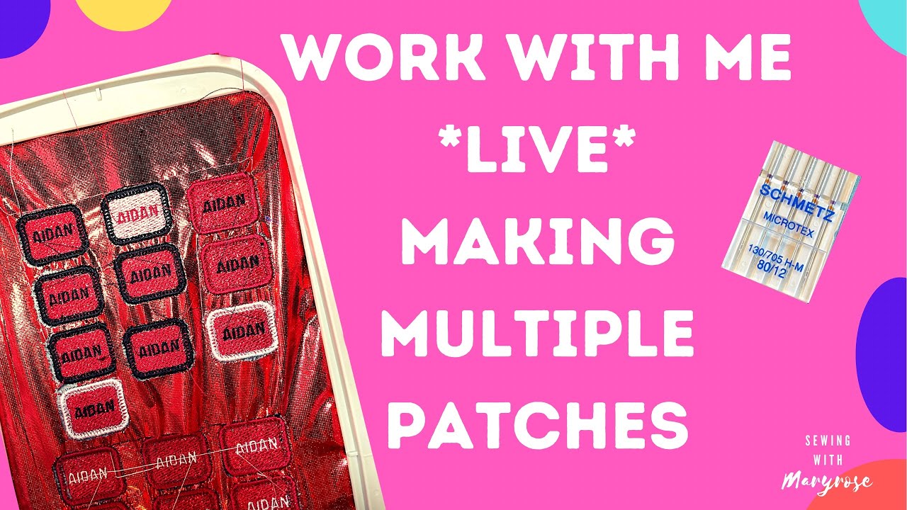 How to Make Multiple Patches | Brother PE800 | 5 x 12 hoop # ...