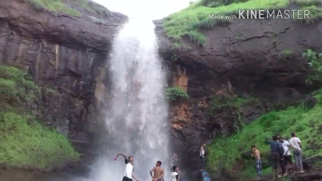 amazing waterfall near shahapur ( mahuli and padawal pada) - YouTube