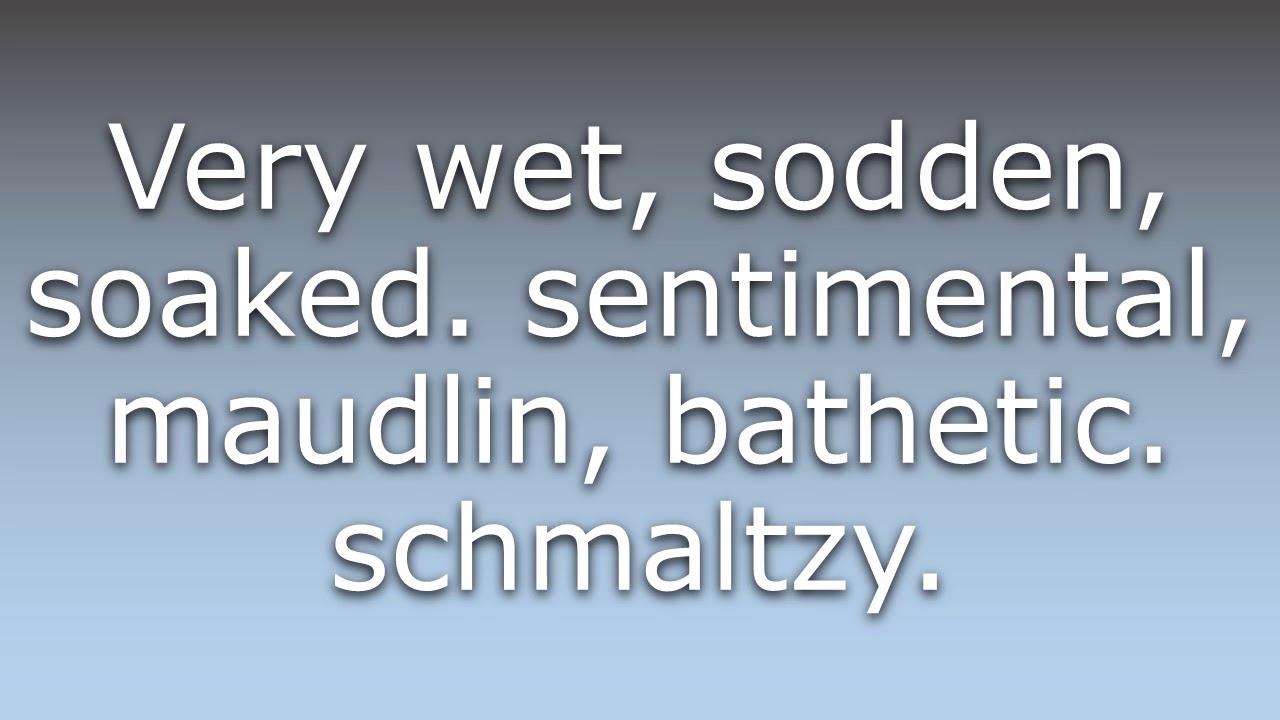 What does Soppy mean? - YouTube