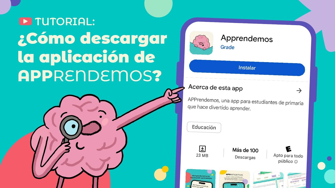 ¿Cómo descargar la aplicación de Apprendemos? - Tutorial 🧠 - YouTube