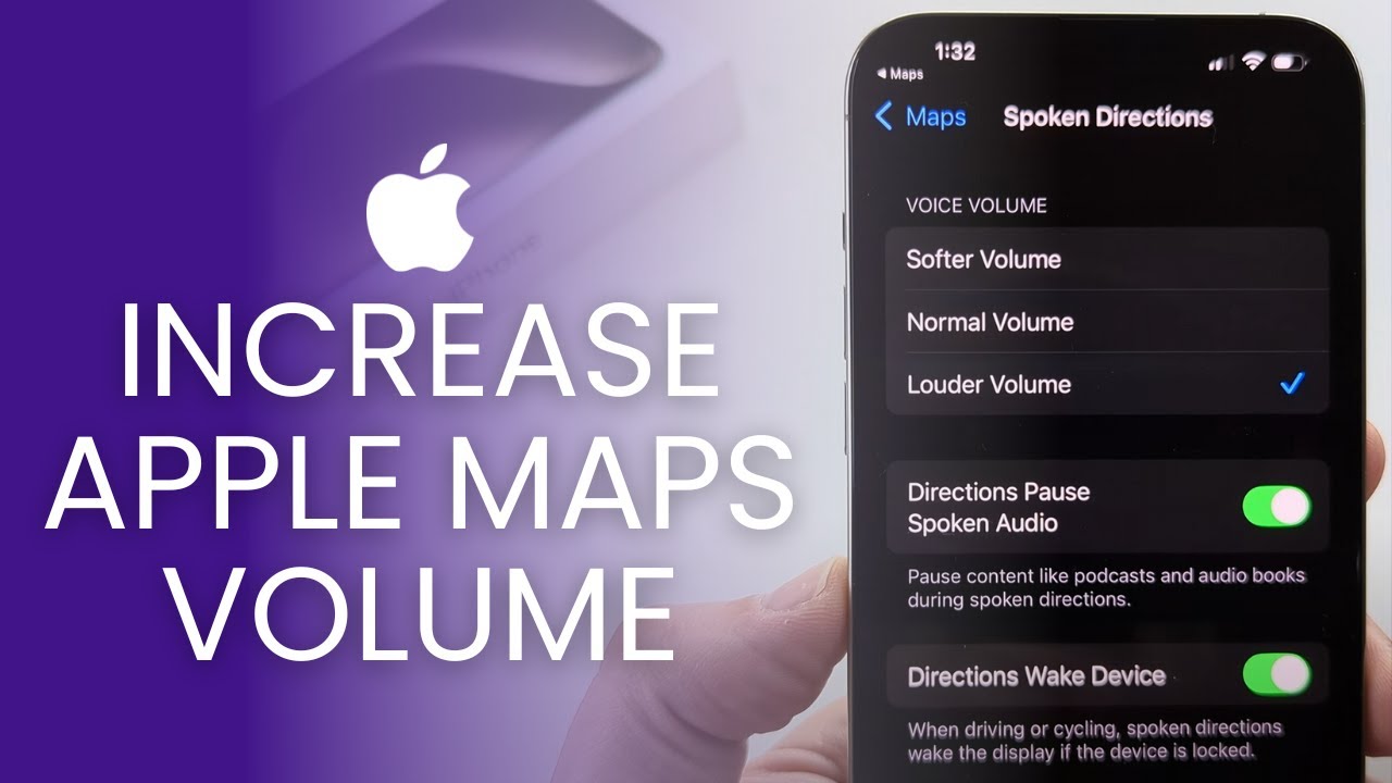iOS 18: Apple Maps Volume Too Low On iPhone - How To Fix! - YouTube
