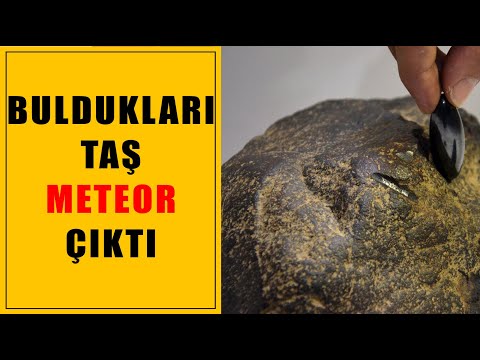BULDUKLARI TAŞ METEOR ÇIKTI