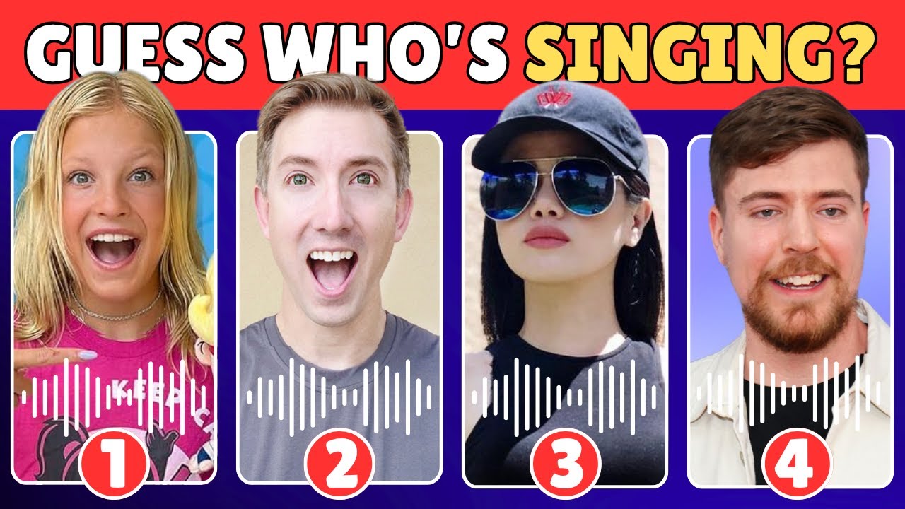 Guess who is singing?🎵🎤|Spy Ninjas|Vy, Qwaint, Chad Wild Clay, Denial ...