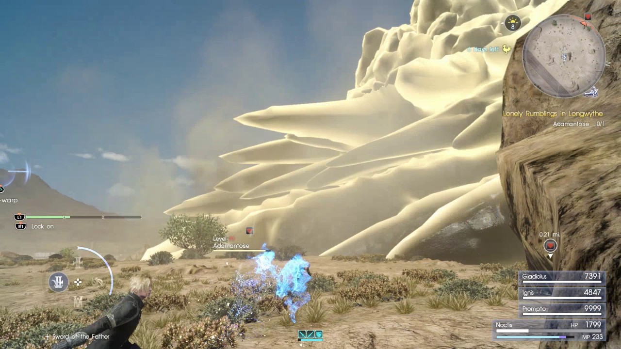 Final Fantasy XV - Extra - Adamantoise Fight - YouTube