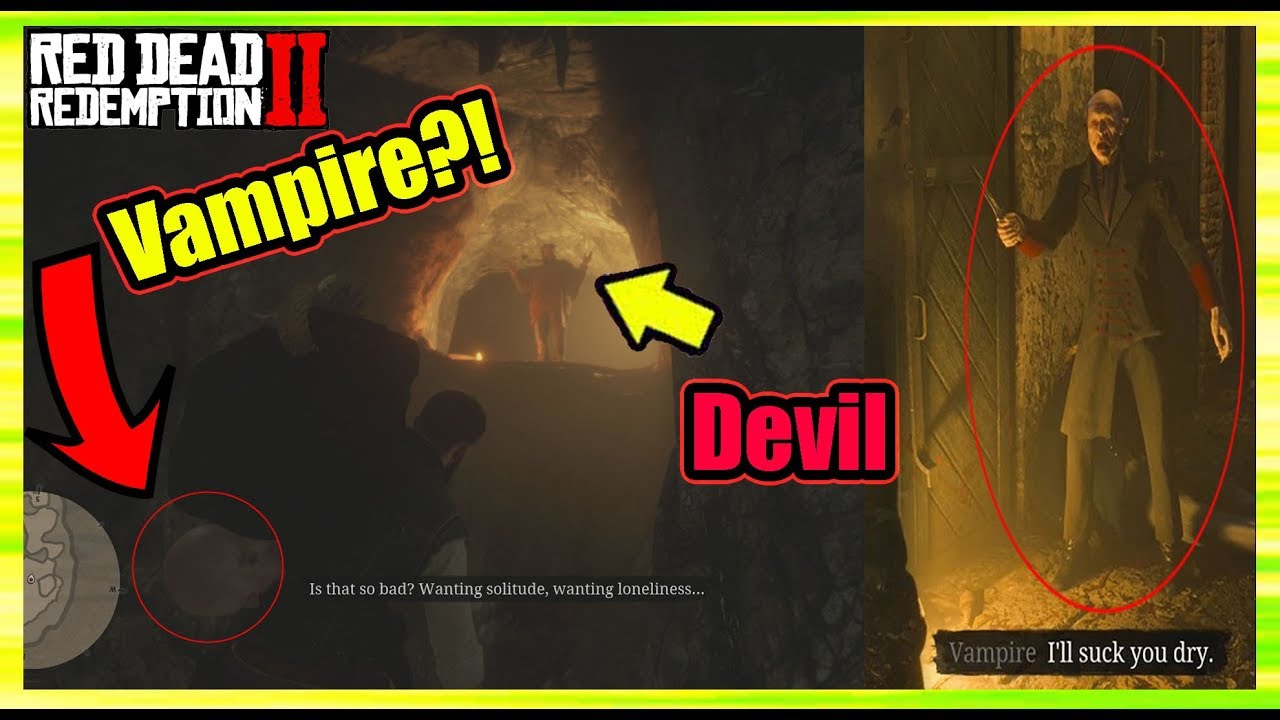RDR2 - What happens if you take the Vampire to the Devil?! - YouTube