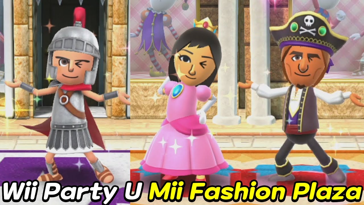 Wii Party U - Mii Fashion Plaza (Expert com)🎵 Xixi vs Xixi vs Leonel vs ...