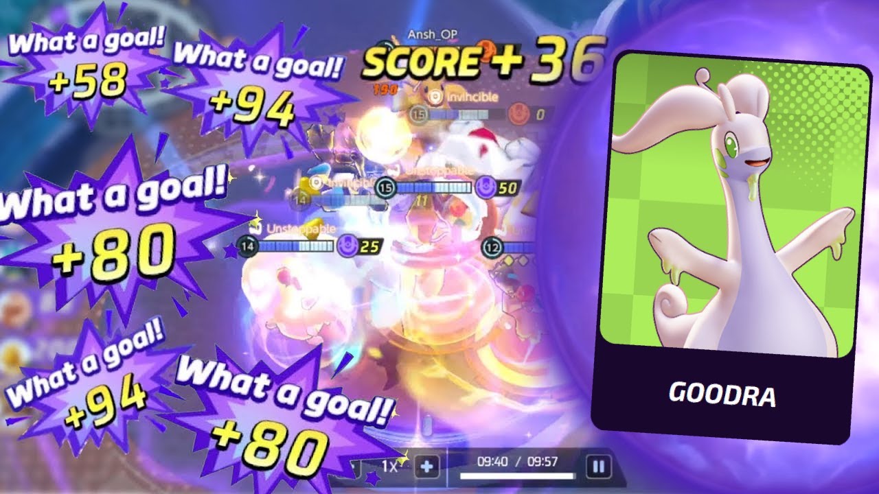 Pokémon UNITE Goodra Gameplay - YouTube