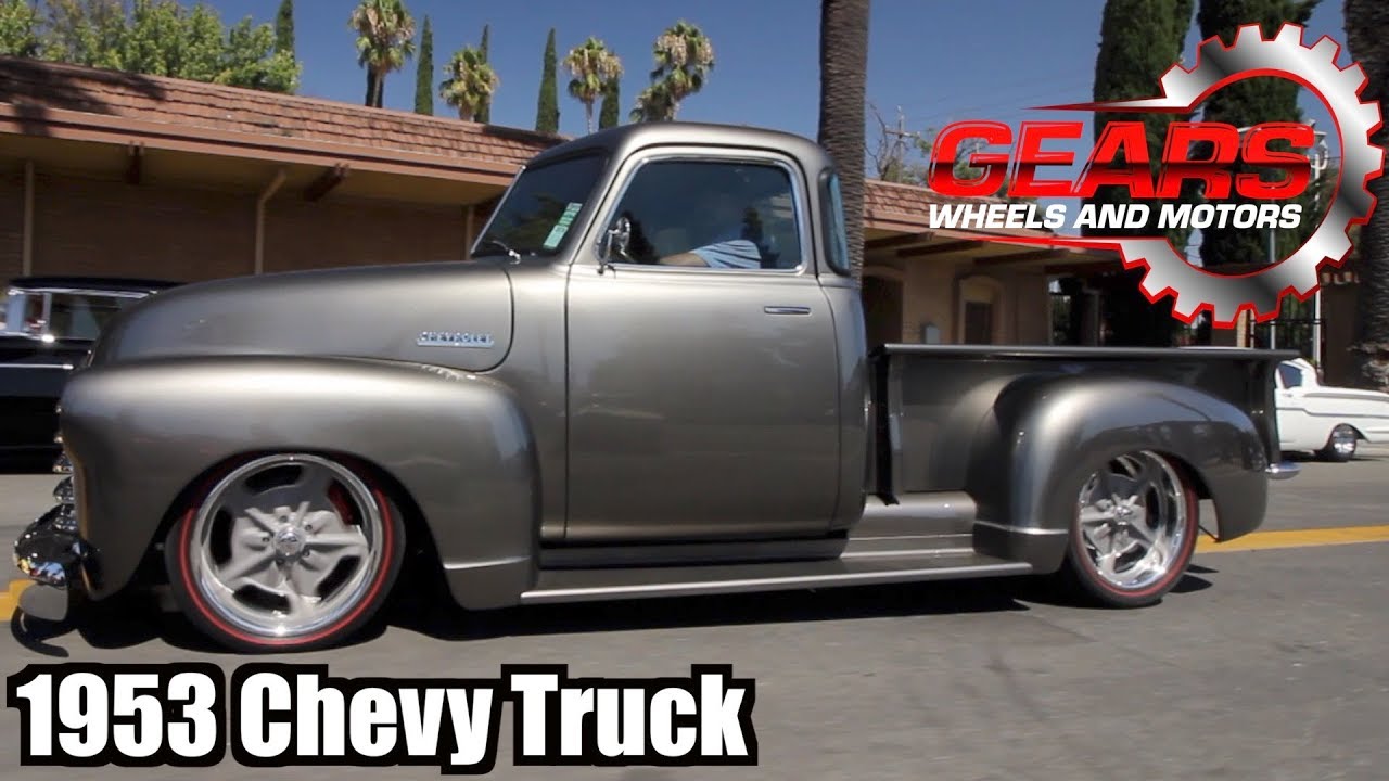 1953 Chevy Truck on Billet Specialties / Gears Wheels and Motors - YouTube