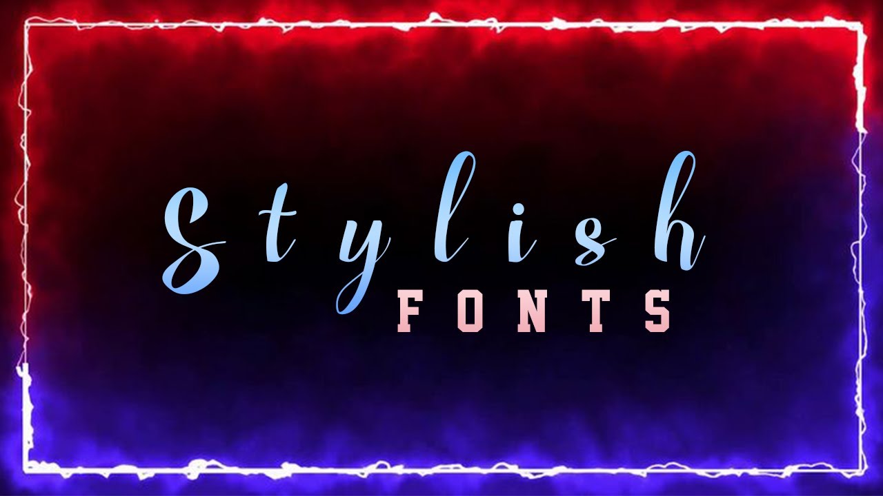 Best 10 Star Fonts download || Top 10 Font Download || Stylish English ...