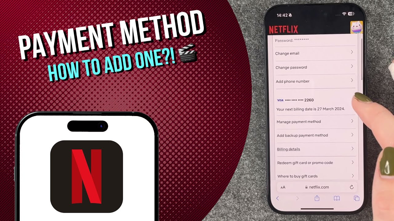 Netflix how to add a payment method - YouTube