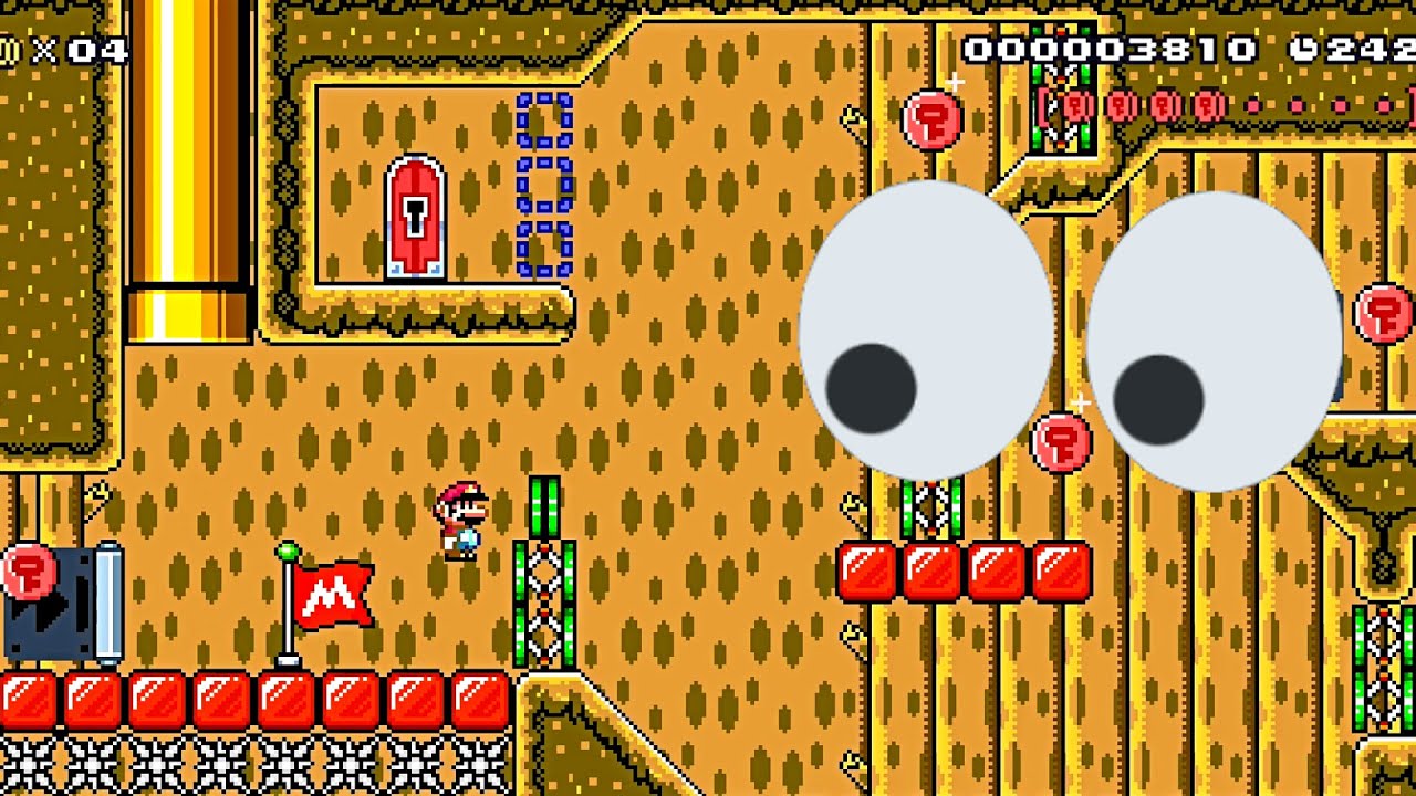 Super Mario Maker 2 🔧 Don't look Back! Pink Coins 🔧 LOZB - YouTube
