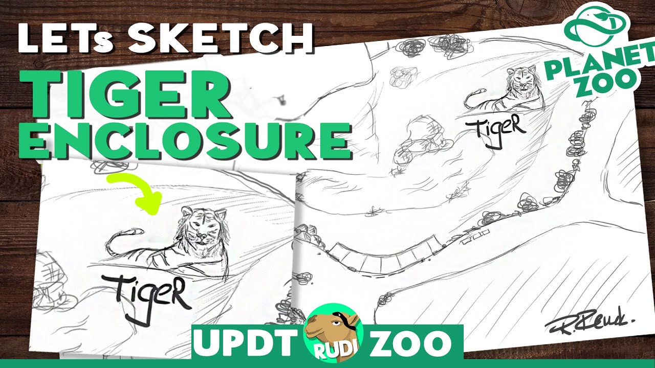 Lets Sketch Planet Zoo - Tiger Enclosure - YouTube