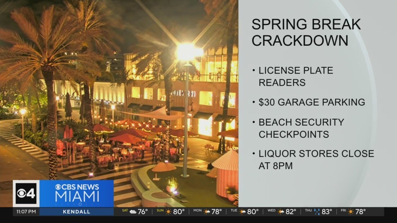 Miami Beach spring break crackdown continues with new restrictions ...
