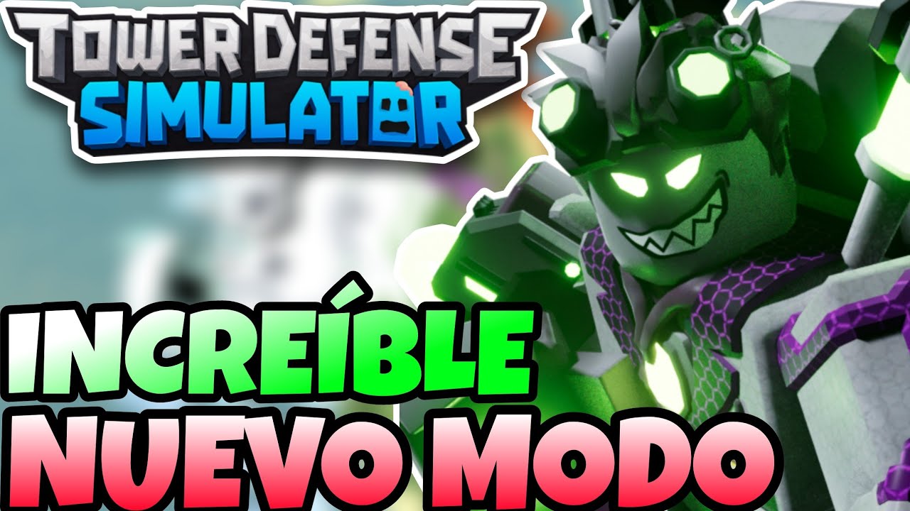 VENCIENDO EL NUEVO MODO DE JUEGO EN TOWER DEFENSE SIMULATOR - TDS ...