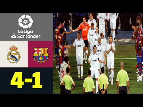 Real Madrid 4-1 FC. Barcelona 2008 - YouTube