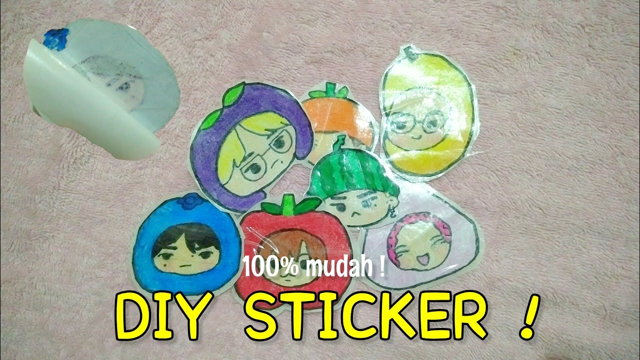 TUTORIAL MEMBUAT STICKER SENDIRI 100% MUDAH ! - YouTube