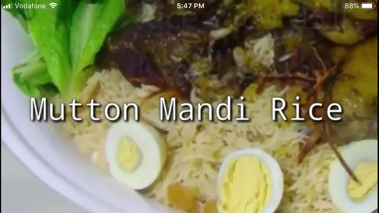 How to Homemade Mutton Mandi Rice Recipe (vlog#07) - YouTube