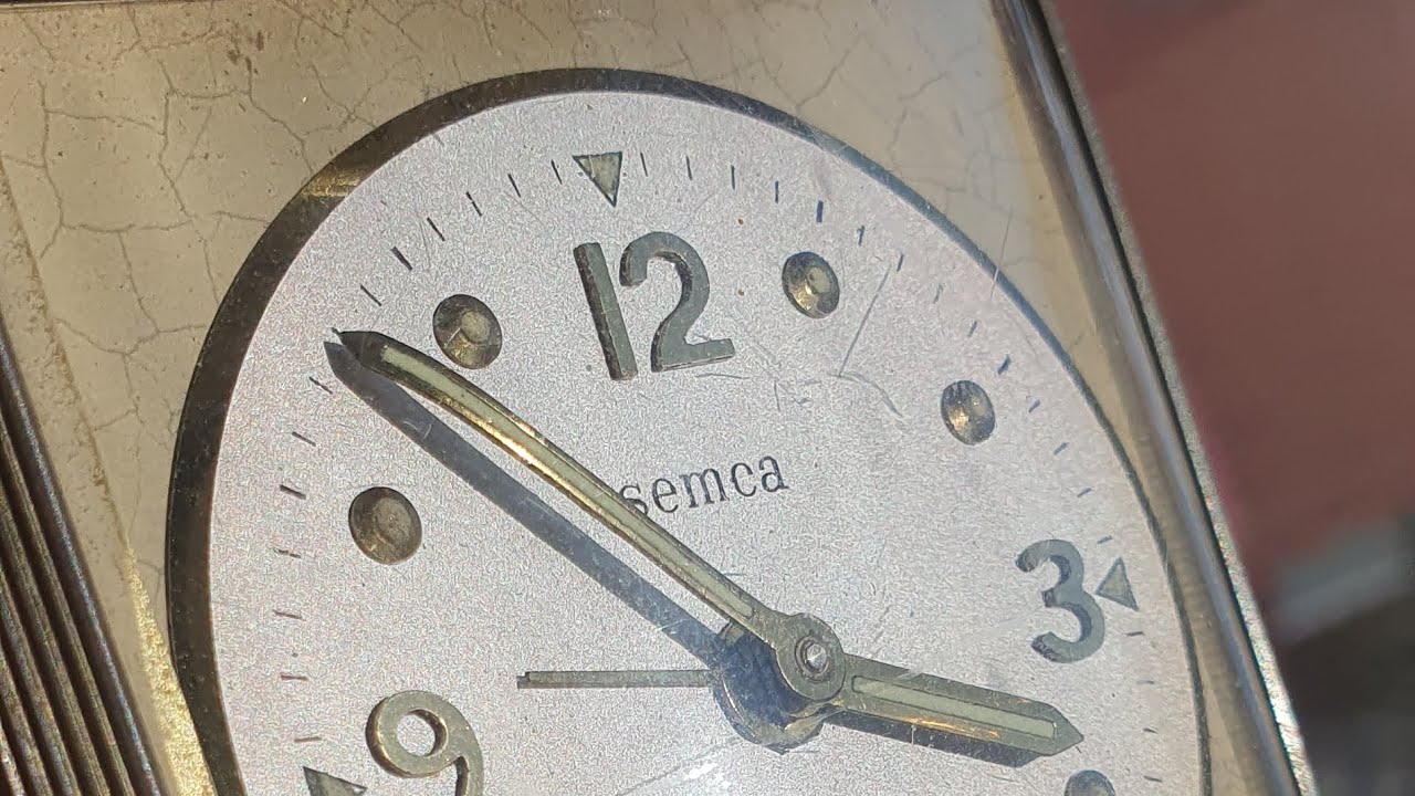 Semca musical clock, playing Danube Waves, 18 notes. - YouTube