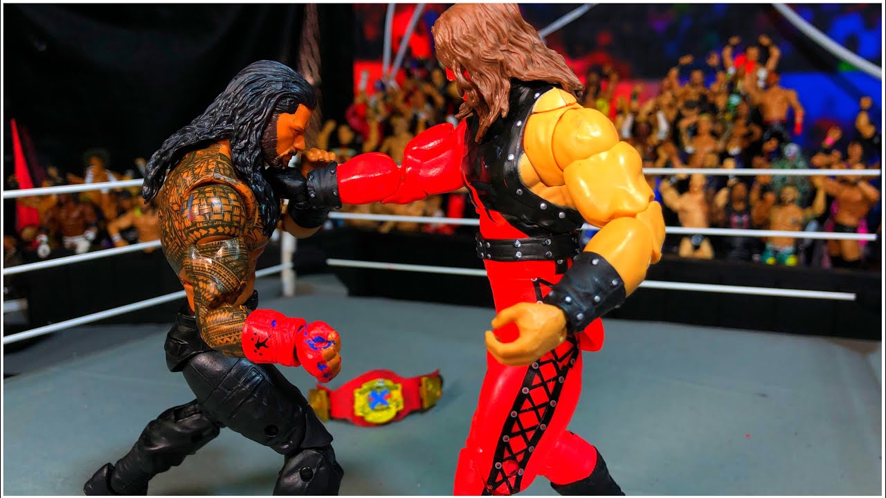 Kane Returns And CHOKESLAMS Roman Reigns! (WWE ACTION FIGURE SHOW ...