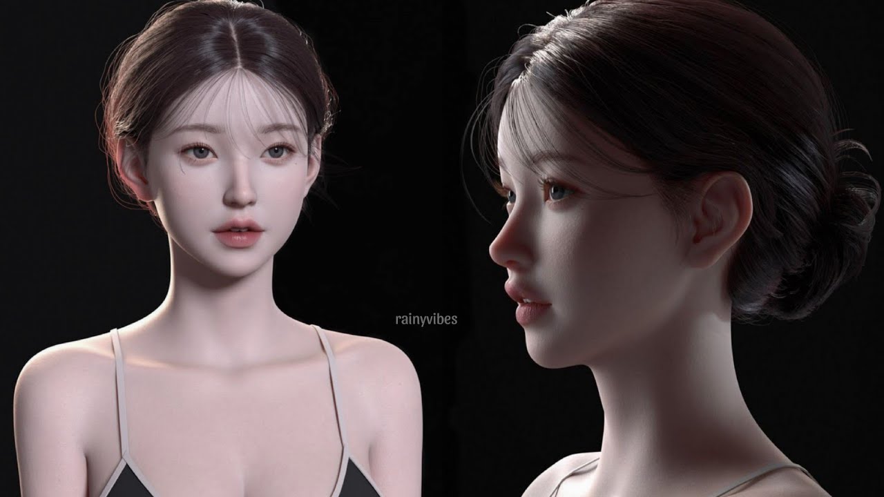 [EXP] PERFECT FRONT & SIDE PROFILE 360° facial symmetry that captures ...