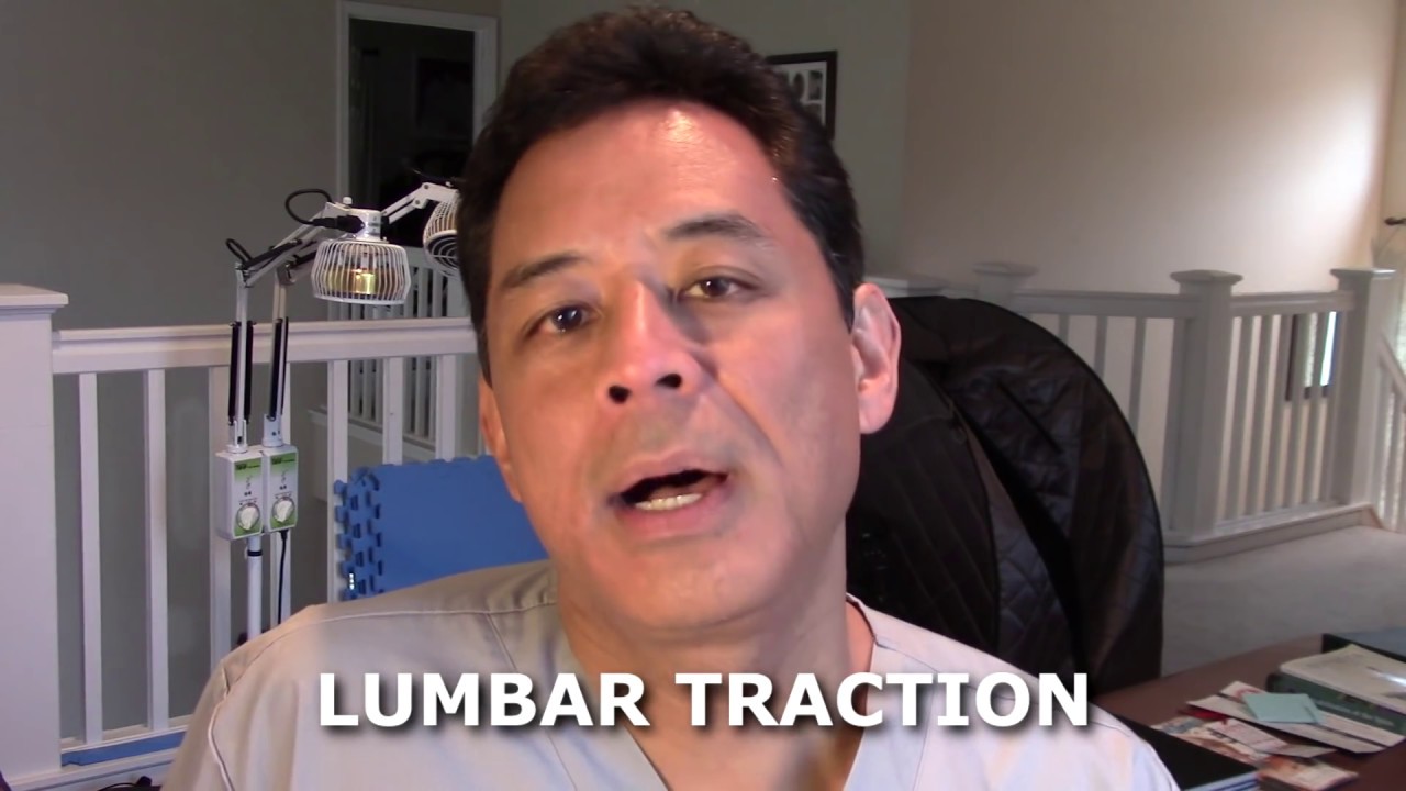 Lumbar Traction for Low Back Pain - Four Ways to Do It Yourself! - YouTube