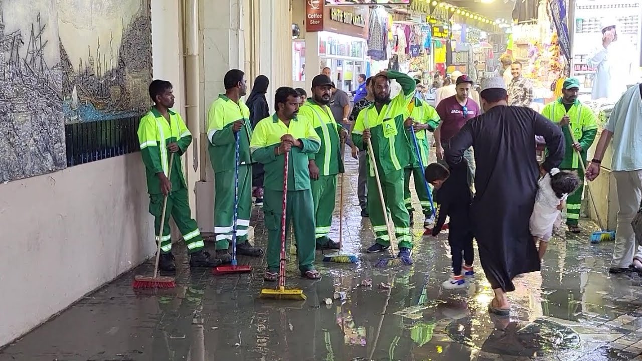 MUTTRAH SOUQ two days after HEAVY RAINFALL - YouTube