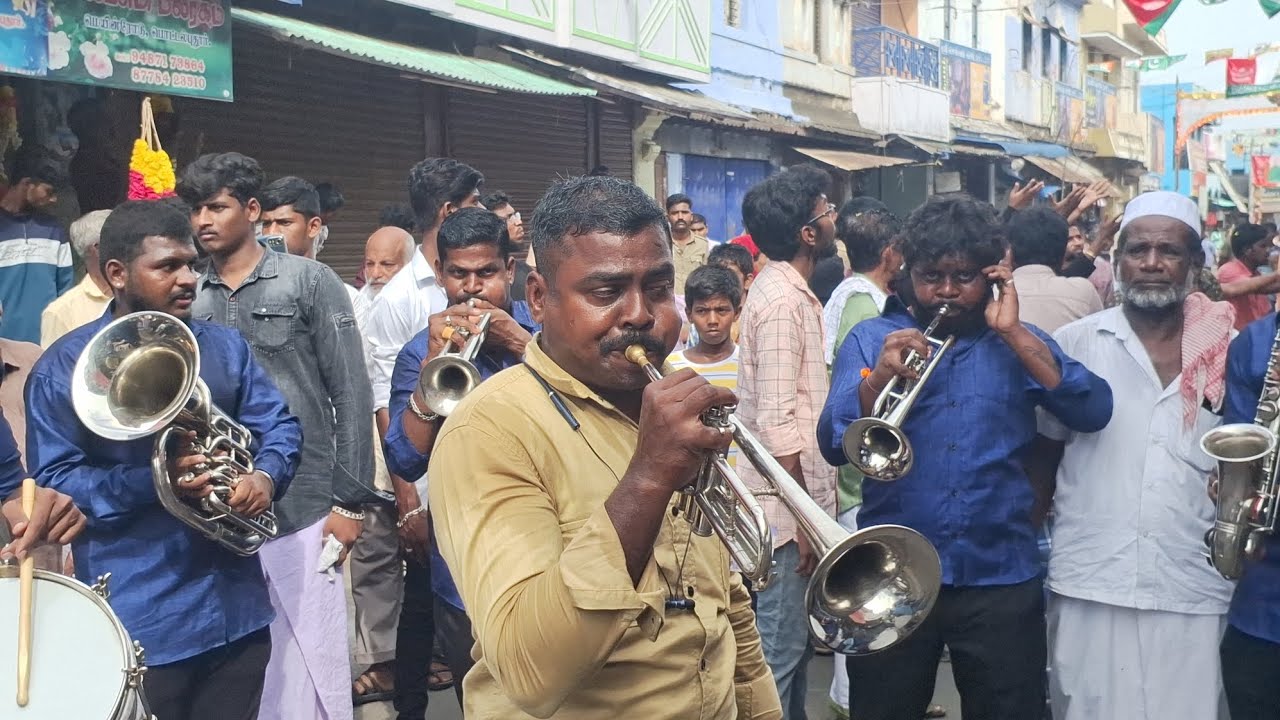 🎺🥁🎧BATSHA😎Theme💥🎶🥳 #rahulbrothers #pottalpudhur #rajinikanth #band # ...