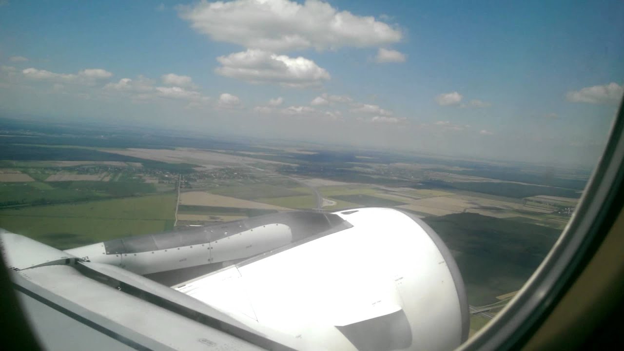 Plane Take off From Inside Airbus A320 - YouTube