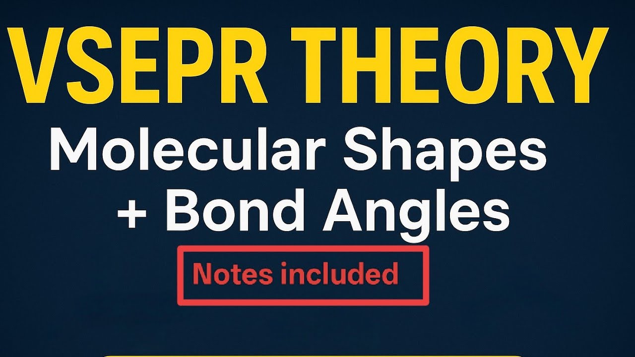 "VSEPR Theory Complete Guide | Molecular Shapes, Bond Angles & Geometry ...