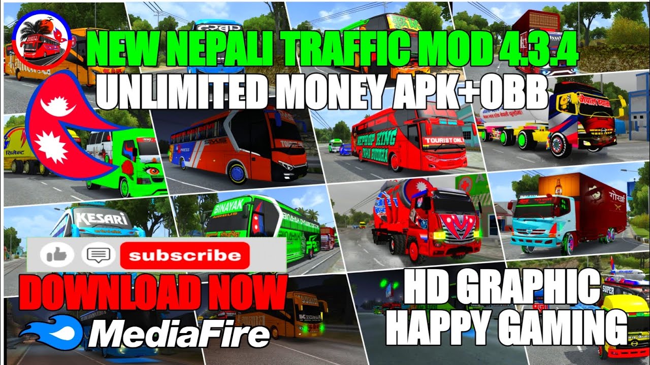 Nepali Traffic Mod For Bussid V4.3.4 Bus Simulator Indonesia by happy ...