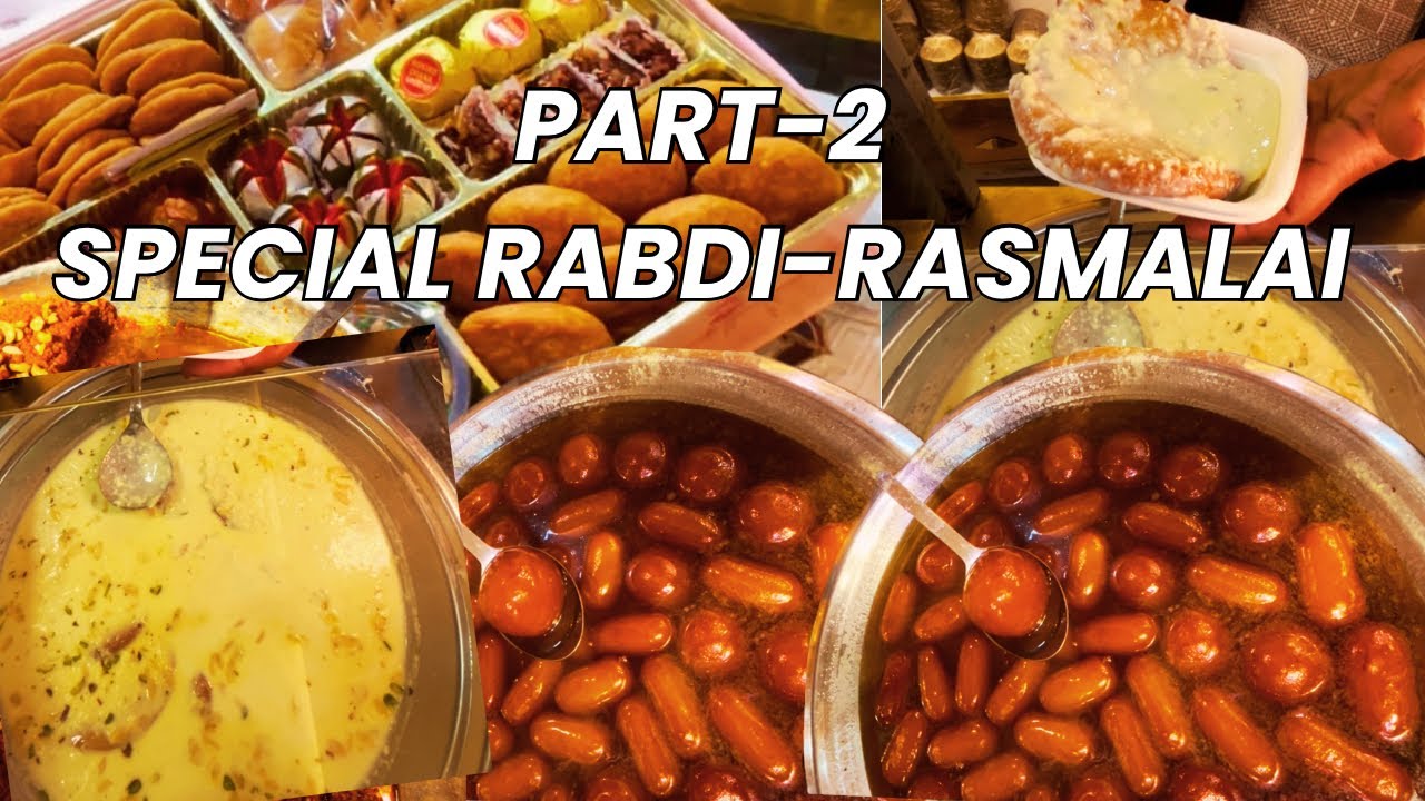 Famous Sweets & Masala Aalu Papdi - Indian Street Food | Abhishek ...