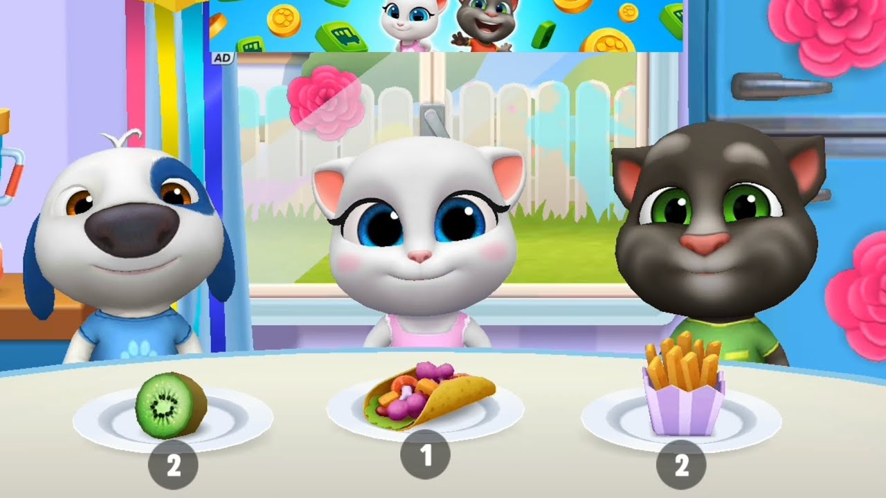 Eating Foods Tom || My Talking Tom - YouTube