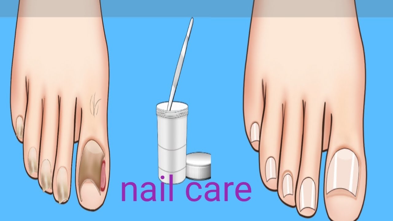 ASMR nail care treatment & foot spa animation #next girl#nailcare# ...