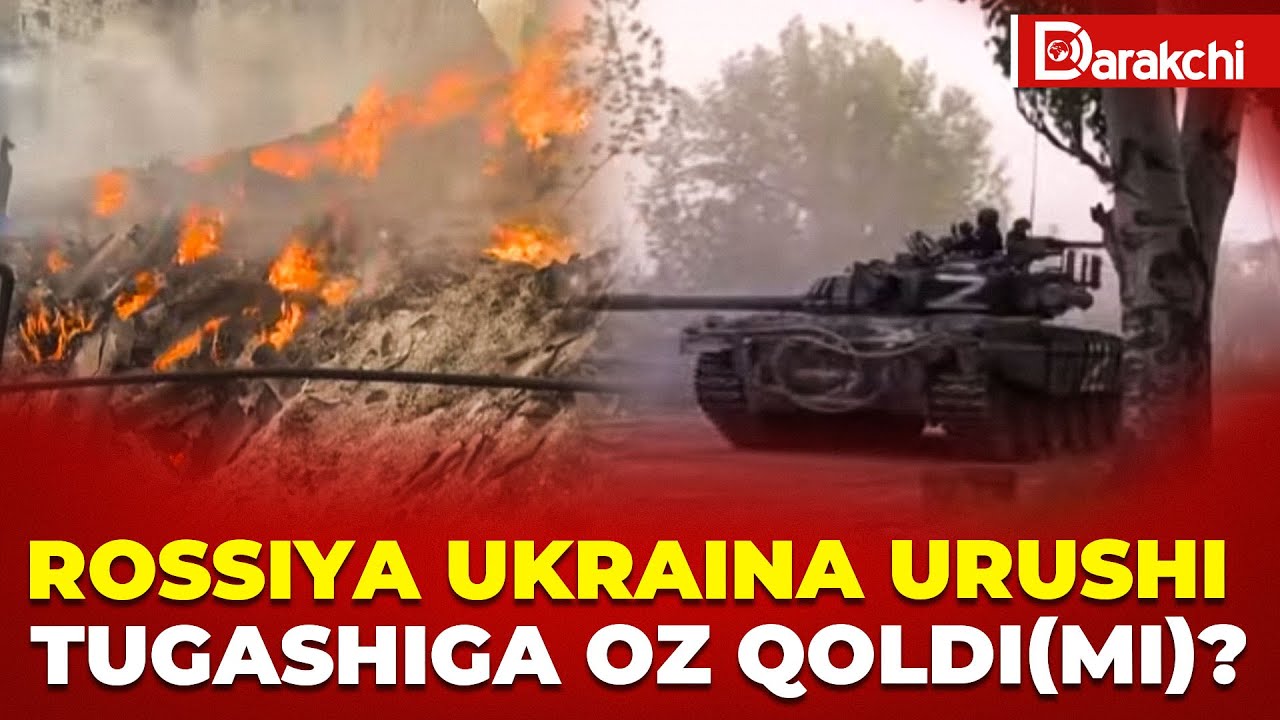 ROSSIYA UKRAINA URUSHI TUGASHIGA OZ QOLDI(MI)? - YouTube