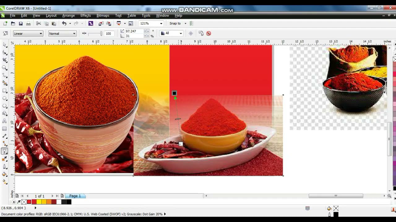 Chili Powder Packaging Design Tutorial - Learn corelDRAW with Ahsan ...