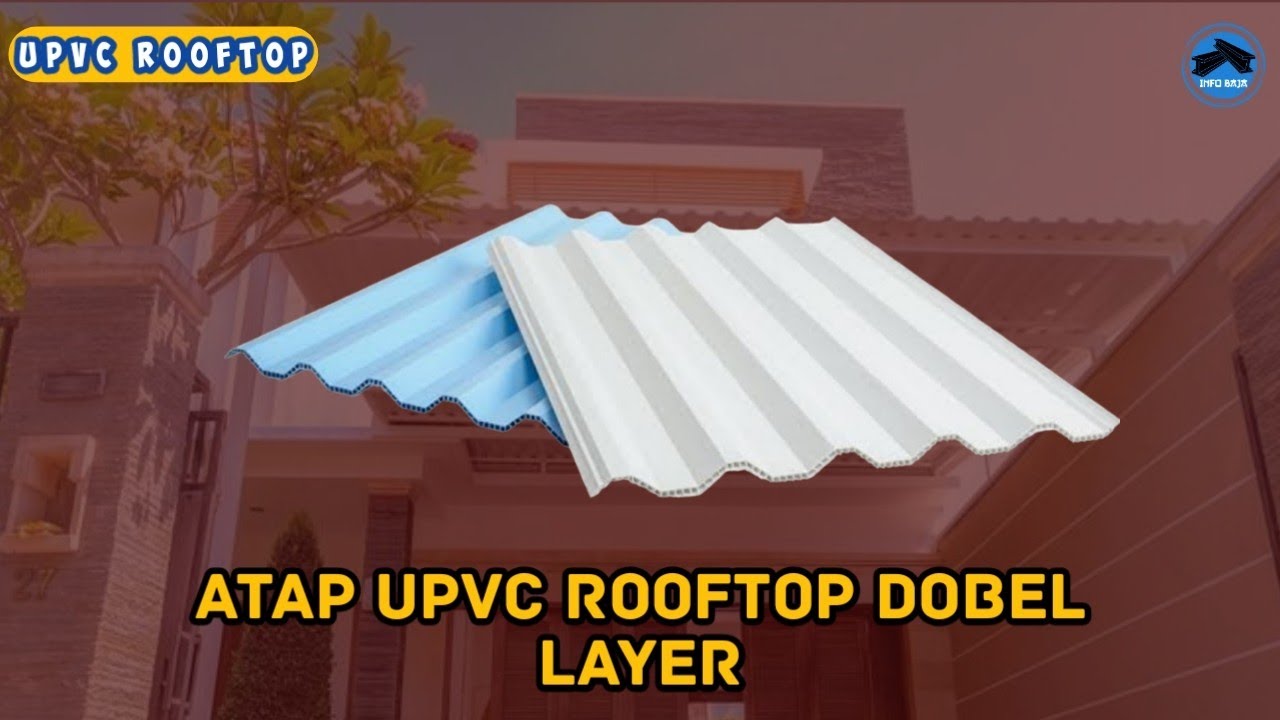 info harga atap upvc rooftop dobel layer/twin wall warna doff dan semi ...