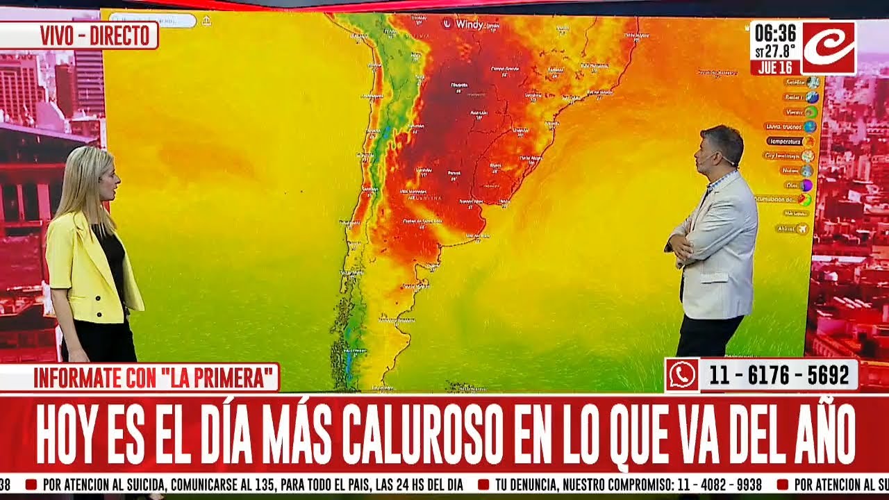 Argentina se prepara para vivir el día más caluroso en lo que va del ...