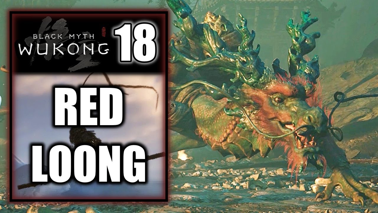 Black Myth Wukong – Red Loong Secret Boss Fight - Open Waterfall ...