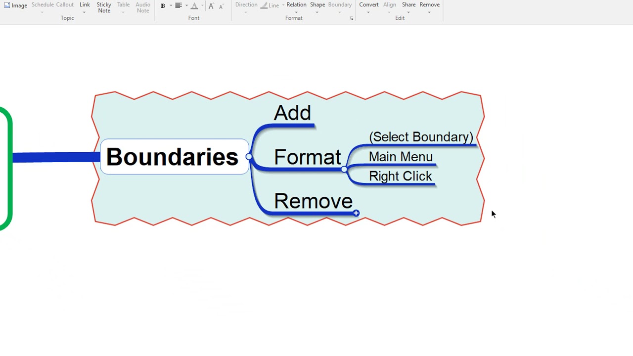 MindMapper Tutorial - Boundaries - YouTube