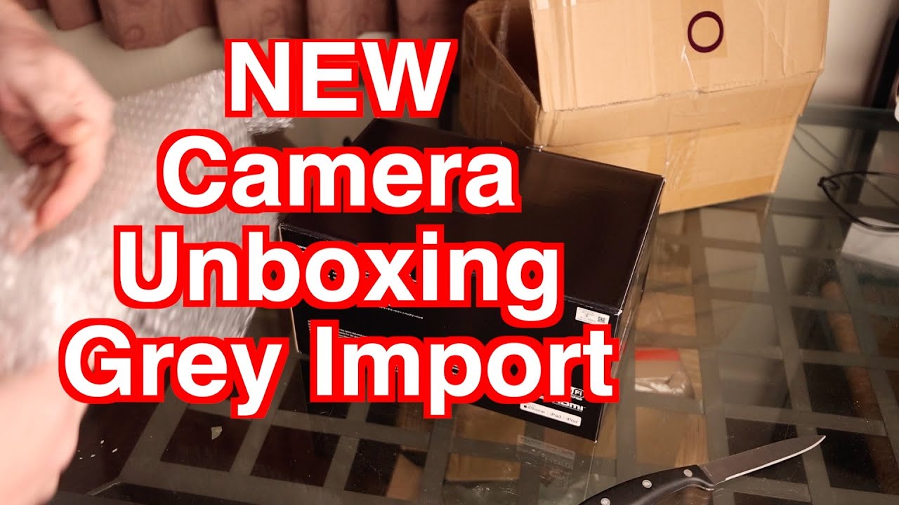 New Canon R7 camera unboxing a grey import from Hong Kong E-infinity ...