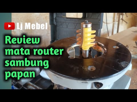 Review mata router untuk sambungan papan - YouTube