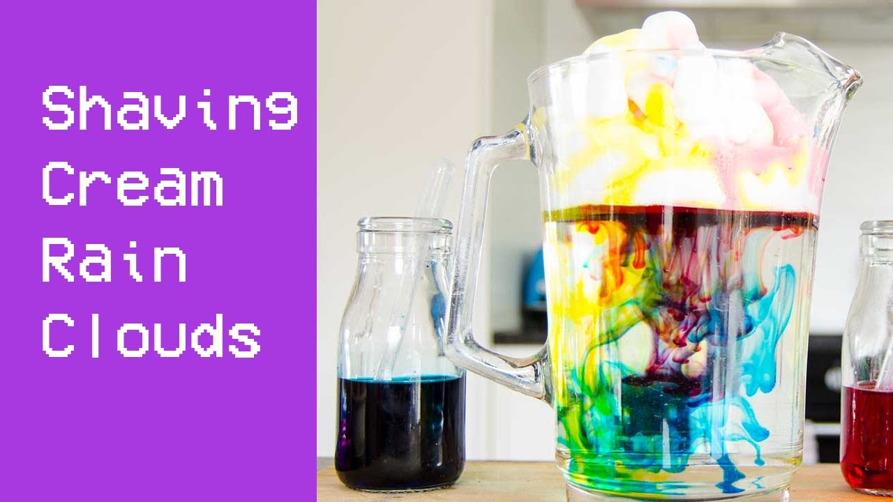 Summer SKILS+ Shaving Cream Rain Clouds + (*bonus project*) - YouTube