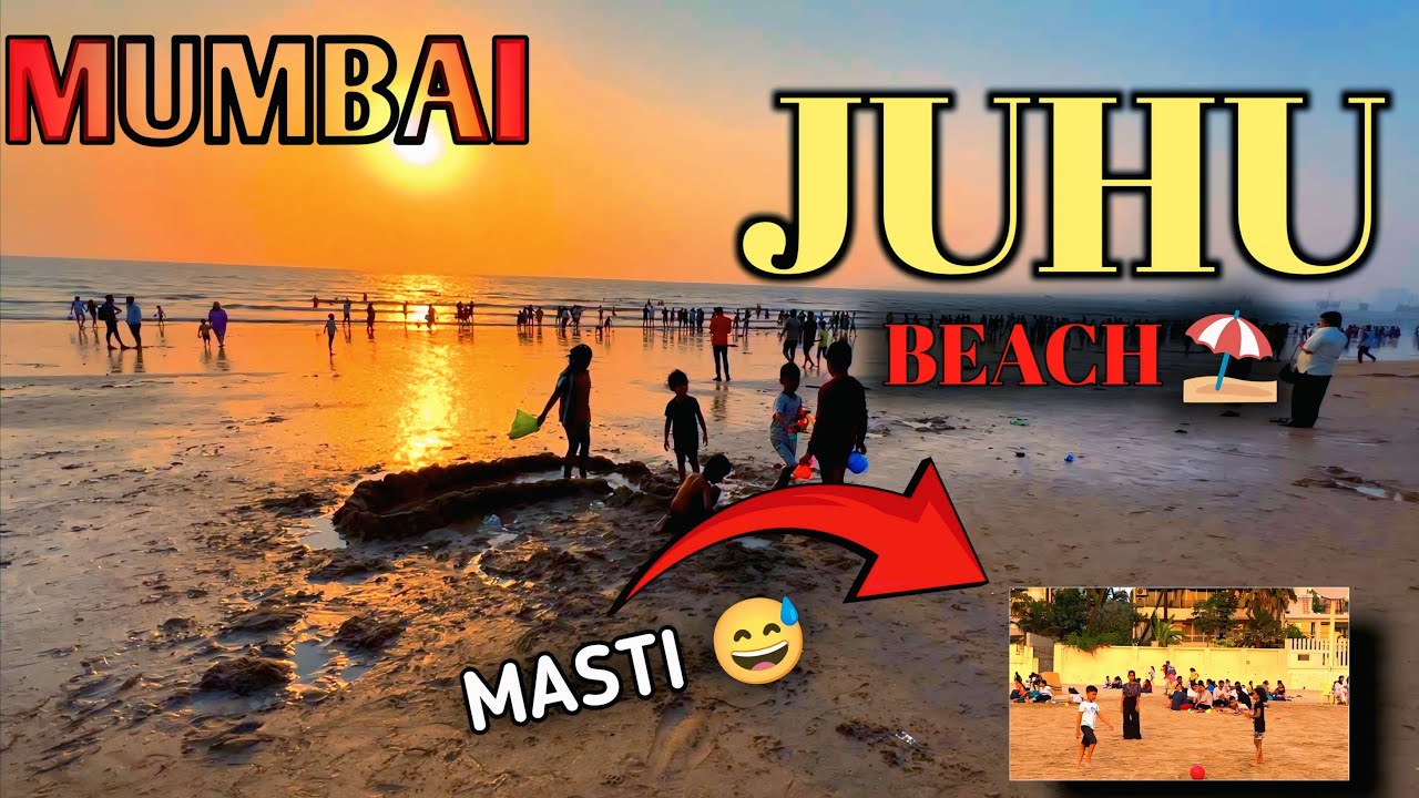 Juhu Beach pe sunset 🌅 asa pyara Maahol kahi aur nhi dekha 😍 - YouTube