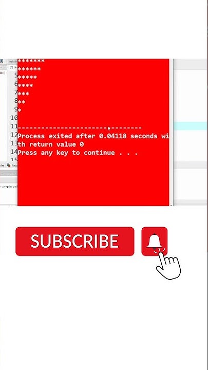#2:c programming pattern tutorial || c language #viral - YouTube