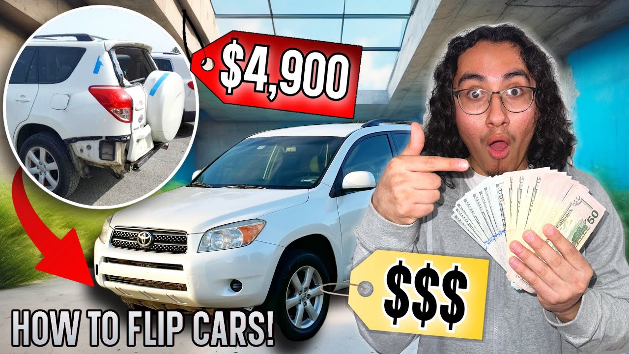 How to Rebuild and Flip Crashed Cars for Big Profits! | Transforming ...