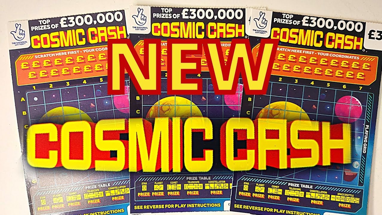New Cosmic Cash Scratchcards - YouTube
